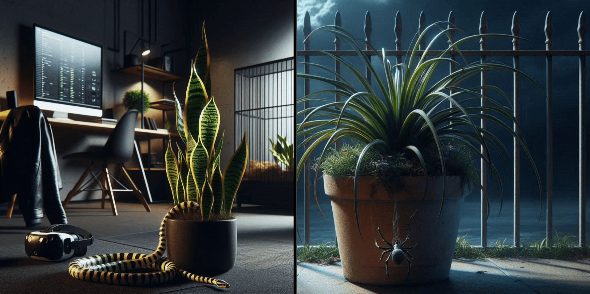 Snake Plants and Spider Plants: Gothic Greens on Halloween | Flora Macabre